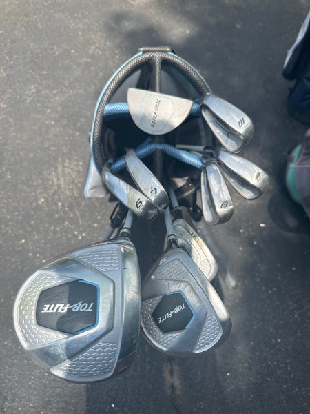 Women's Top Flite Left Hand Iron Set Ladies Flex Graphite Shaft (Used ...