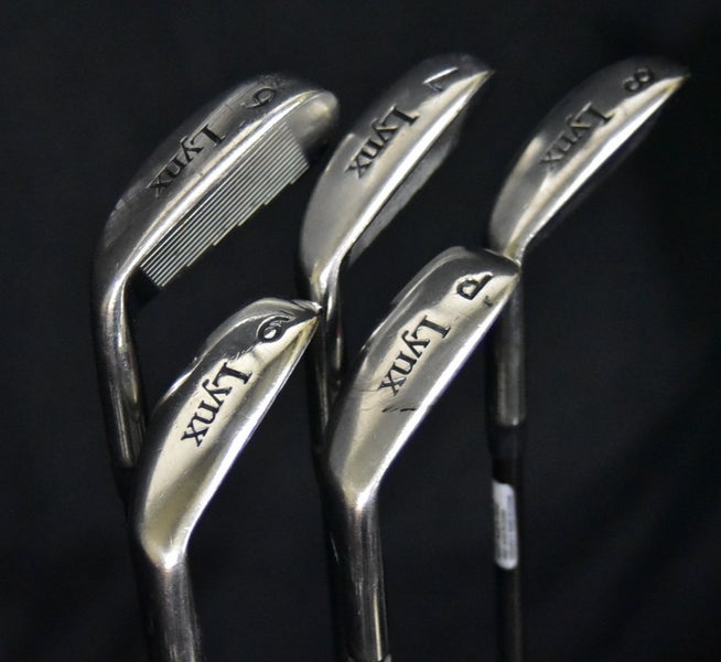 LYNX HXI IRONS SET 6-9, PW IRONS SENORS FLEX, RH, SHAFT 38" (6I ...