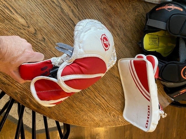 Koho Regular Glove and Blocker Set- Youth (Used) | SidelineSwap | Buy ...