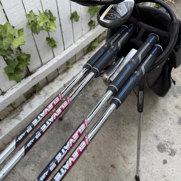 Callaway Mavrik Mens RH Golf Club Complete Set With G Fore x Vessel ...