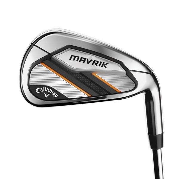LEFT HANDED CALLAWAY 2020 MAVRIK IRONS SAND WEDGE 56° STEEL R300 ...