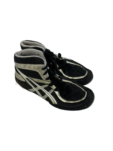 Used Asics SPLIT SECOND Wrestling Shoes Black Senior 7.5 11692 ...