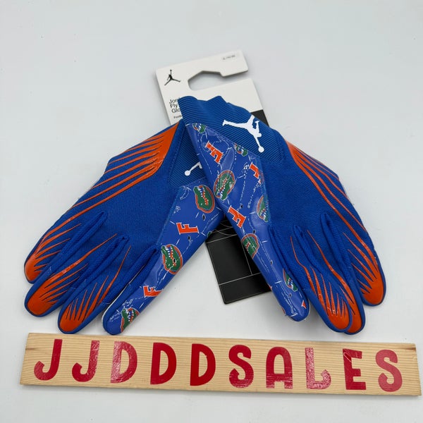 Air Jordan Fly Lock Football Gloves Florida Gators Team PE FN5458-417 ...