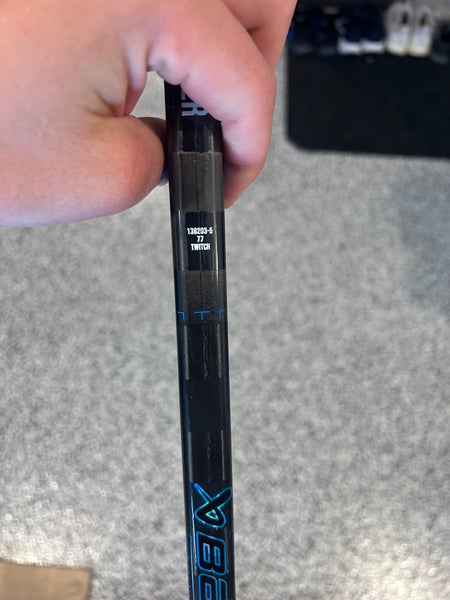 Custom Blue Senior Bauer Twitch Right Handed Hockey Stick P86 Pro Stock ...