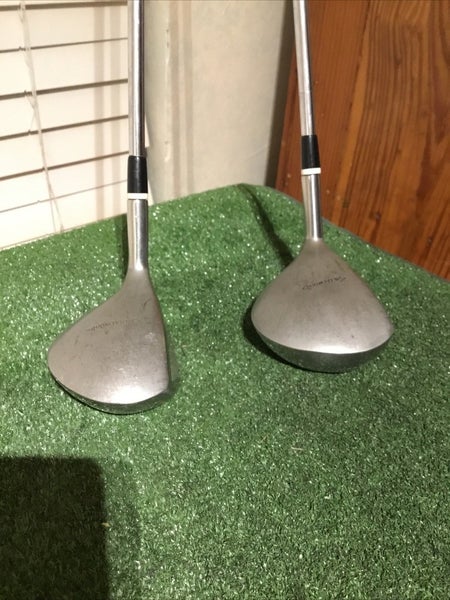 Taylormade Metalwood Pittsburgh Persimmon Woods Set D & 3W Regular ...