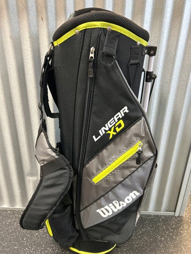 Used Wilson LINEAR XD Mens Stand Bag Black 11868-S000063623 ...