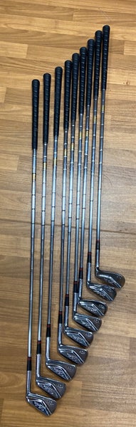 PGA Emblem Iron Set Stiff Flex 9 Pieces (2-PW) Steel Shaft (Used ...