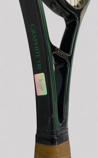 VTG Prince Graphite 110 Oversize 4 Stripes 4 1/2" Grip Tennis Racquet ...