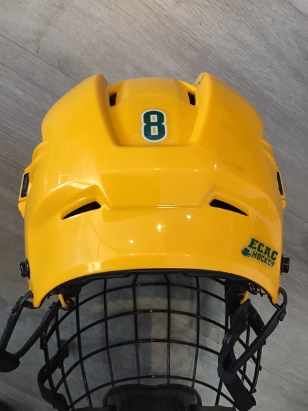 Clarkson University Medium CCM Super Tacks X Helmet Pro Stock #8 (Used ...