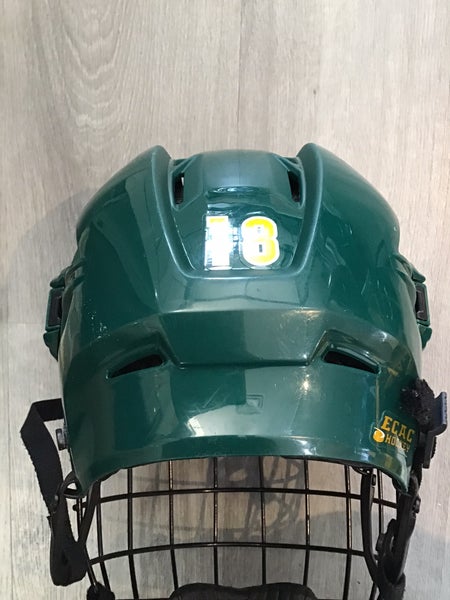 Clarkson University Large CCM Super Tacks X Helmet Pro Stock #18 (Used ...