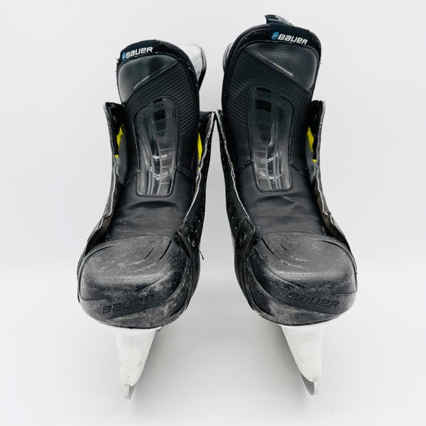 Custom Black Bauer Vapor Hyperlite 2 Hockey Skates-9 1/2 D/A-288-Fly Ti ...