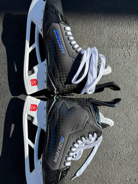 Bauer Supreme Shadow Hockey Skates Regular Width Pro Stock 10 (New ...