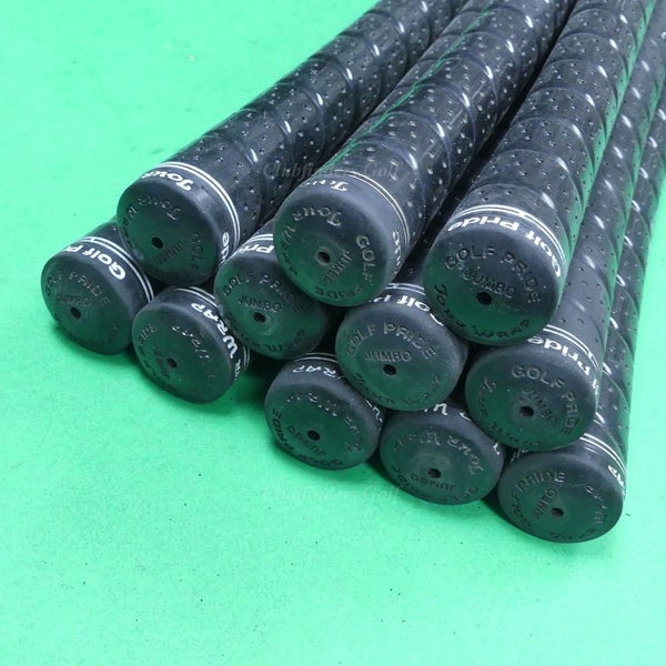 Golf Pride Tour Wrap Jumbo Black Round Pulled Iron/Wood Grips LOT OF 11 ...