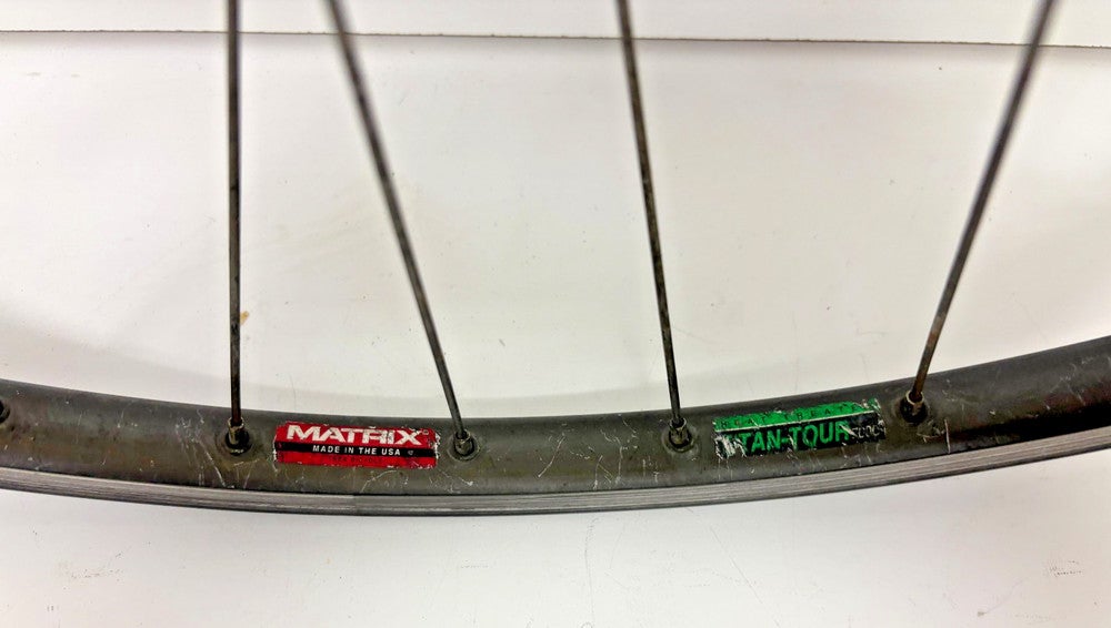 Vintage Trek Matrix Titan Tour 36-Steel Spoke Aluminum 700C Front Wheel ...