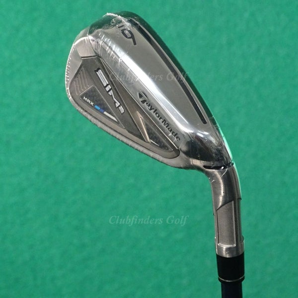 NEW TaylorMade SIM2 Max Single 6 Iron Fujikura Ventus Blue 6-R Graphite ...