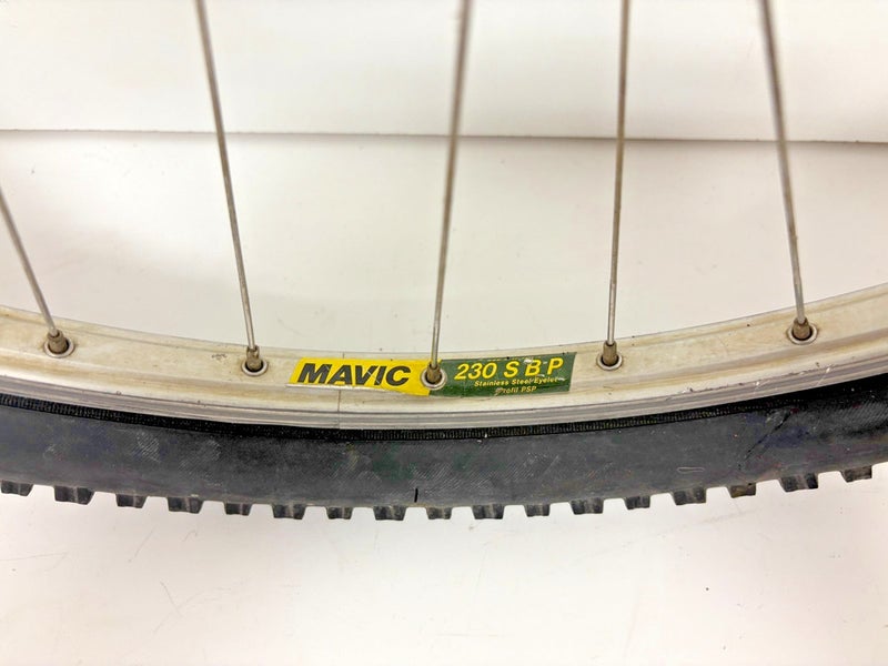 Vintage 1990s Mavic 230/238 8-Spd 26" QR Wheelset Deore LX M563 Hubs ...