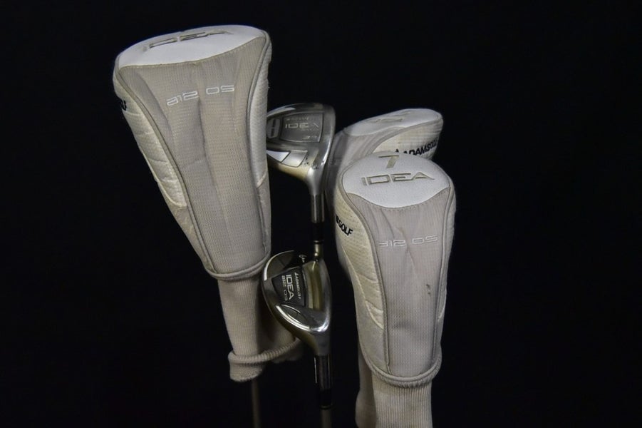 JOHN DALY GOLF SET 4-9,PW IRONS, DRIVER, 3&5 WOODS, 3 HYBRID, PUTTER ...