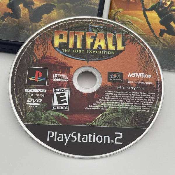 Pitfall The Lost Expedition PS2 CIB (Sony PlayStation 2) 2004 Complete ...