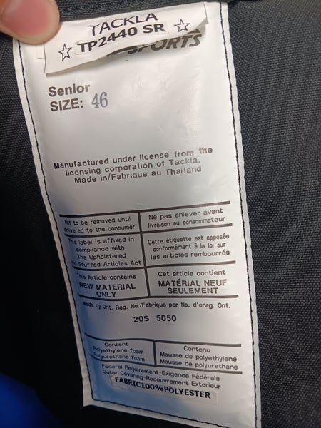 Tackla TP2440 Senior Pants (New) | SidelineSwap | Buy and Sell on ...