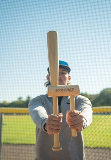 Sequence Training Bat, The Ultimate Two-Handed Baseball Bat Adult Size ...