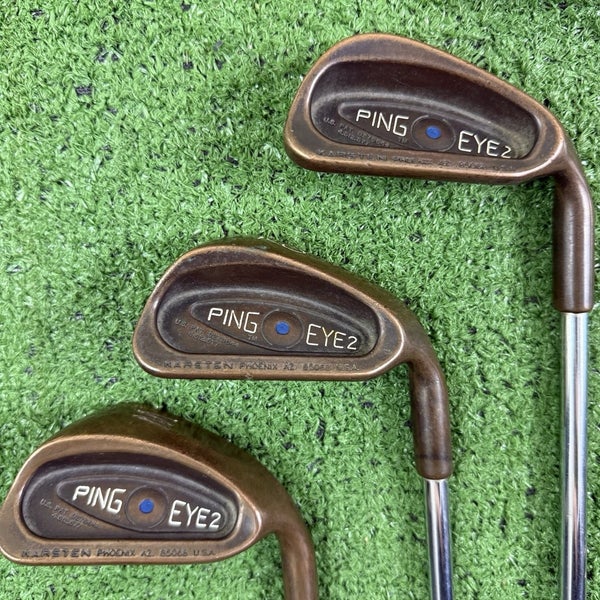 Ping Eye2 BeCu Iron Set 1-PW Blue Dot Matching Serial Numbers Stiff ...