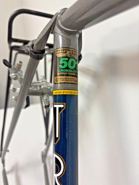 Vintage 1980s Trek 47cm C-C Lugged Reynolds 501 CrMo Road Frame BB ...