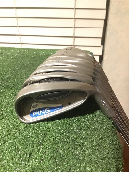 Ping G2 Black Dot Irons Set (2-PW) Stiff True Temper Steel Shafts (STD ...