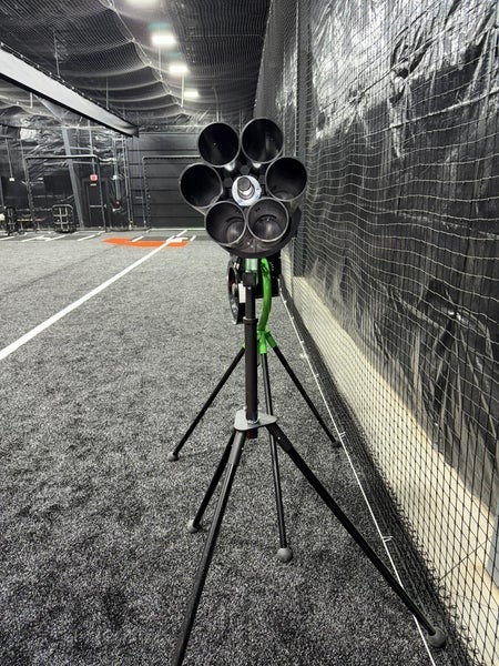 Spin ball Wizard 2 Wheel Pitching Machine & Baseball/Softball Auto ...