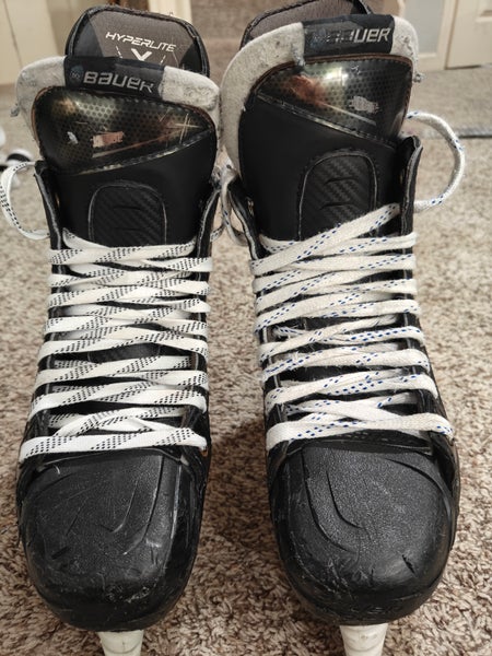 Bauer Vapor Hyperlite Hockey Skates Pro Stock (Kruse Maple Leafs) L 7. ...