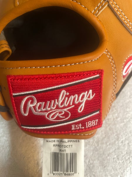 Brand-new 13" Rawlings Traditional Tan Heart of the Hide DCT First Base ...