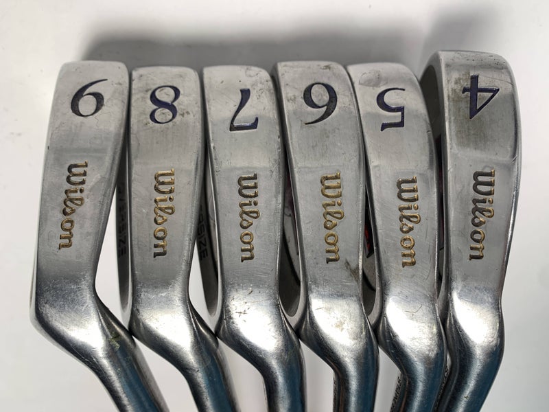 Wilson Pro Staff Womens Oversize Iron Set 4-9 Reflex Regular Graphite ...