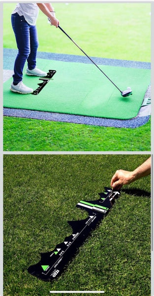 (New) Izzo Golf Sure Stance Golf Swing Training Aid -Ball Position ...
