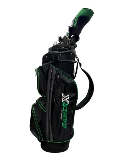Used Wilson GAMER X Mens Package Set RH Black And Green 13 Piece 11835 ...