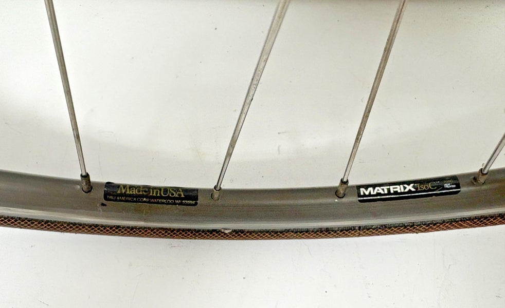 Matrix IsoC 7-Spd 32-Spoke Aluminum 700C Wheels Shimano 600 Tricolor Hubs Tires | SidelineSwap ...