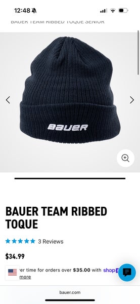 Bauer Team Ribbed Toque / Winter Hat | SidelineSwap | Buy and Sell on ...