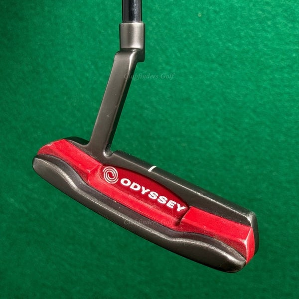Odyssey Works Versa #1 Limited Color Red 35" Plumber's-Neck Putter w ...