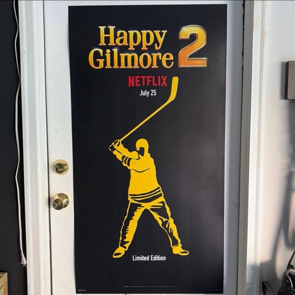 Happy Gilmore 2 Callaway Chrome Tour Ball Release Display Advert Poster ...
