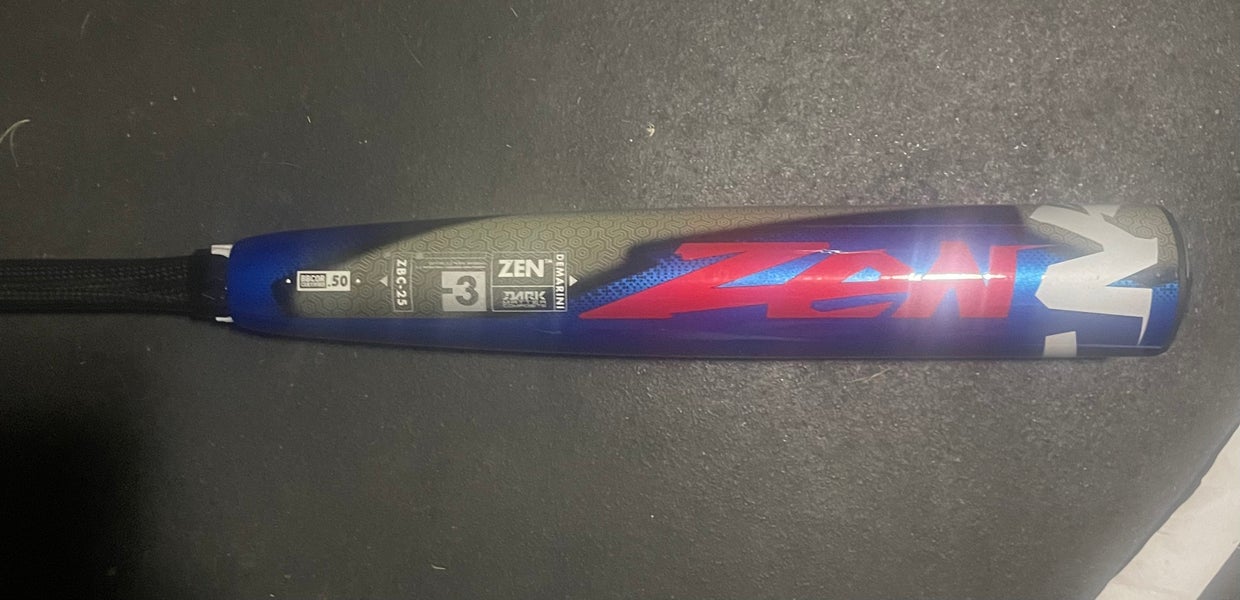 2025 DeMarini CF Zen Composite BBCOR Certified Bat (-3) 30 oz 33" (Used ...