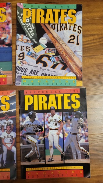 Lot of Six Vintage 1990s Pittsburgh Pirates MLB Magazines and ...