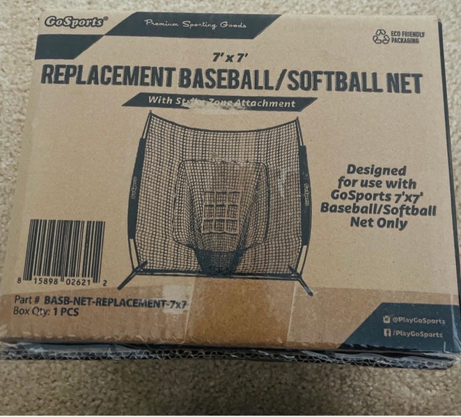 (New) GoSports Replacement Baseball/ Softball Net 7'x7' | SidelineSwap ...