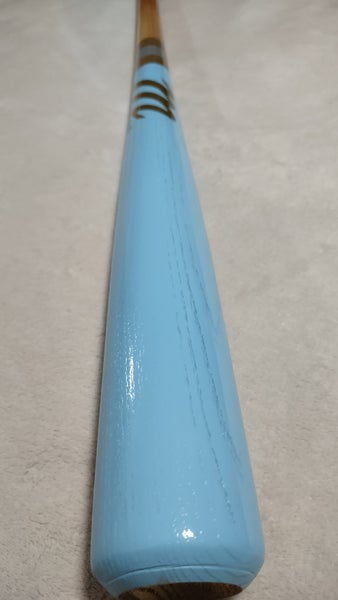 NEW Marucci 32"/26oz Ash Wood DO34 Baby Blue/Natural/Gold Baseball Bat ...