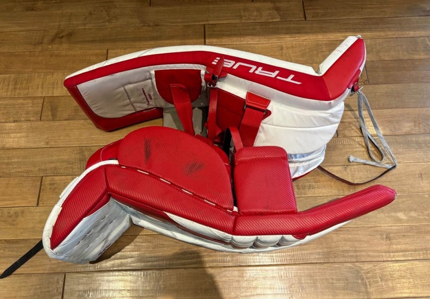 Pro Stock 35+2.5 True Catalyst PX5 Pro Goalie Pads & Gloves Set Husso ...