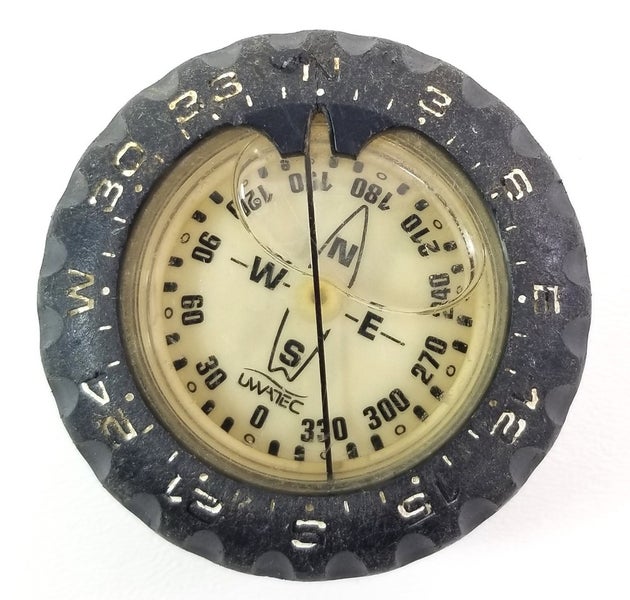 Uwatec / Scubapro Vintage Submersible Compass Puck Module Scuba Dive ...