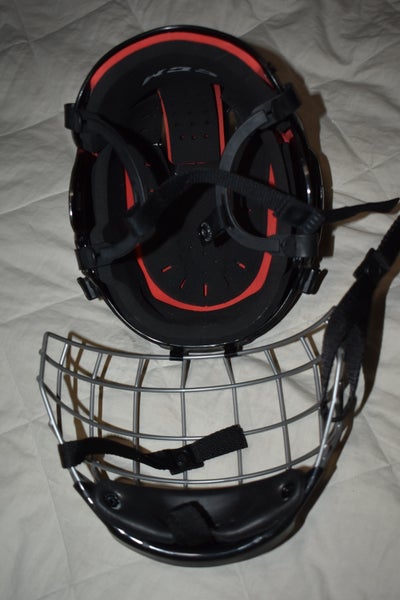 CCM 50 Hockey Helmet w/FM50 Cage (12/2026), Black, Small | SidelineSwap ...