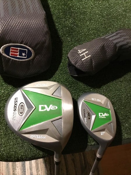 USKG Juniors WT-15s Full Set (D, 4H, 7i, PW, SW, Putter) UL57 & Stand ...