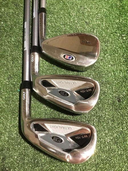 USKG Juniors WT-15s Full Set (D, 4H, 7i, PW, SW, Putter) UL57 & Stand ...