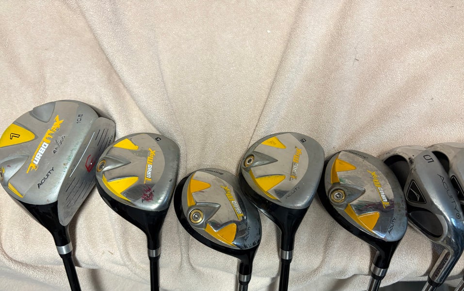 Men's Acuity Turbo Max Right Handed Clubs (Full Set) Regular Flex 13 ...