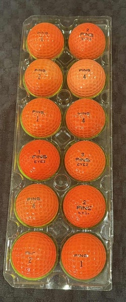 Set of 12 Ping Collector Golf Balls | SidelineSwap | Buy and Sell on ...