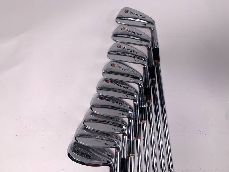 Wilson FG51 Tour Blade Iron Set 3-PW+SW DG S300 Regular Steel Mens RH ...