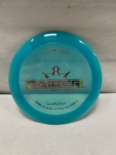 New Dynamic Discs LUCID RAIDER Disc Golf Driver Royal Blue 11490 ...